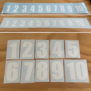Job Example #2 – Sheets of Transfer Taped Storage Unit Numbers – Self ...